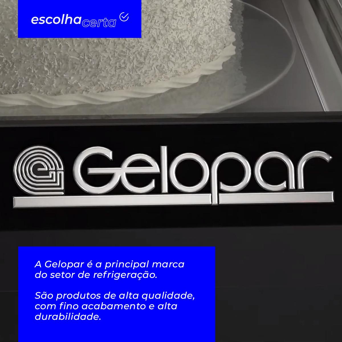 Vitrine Neutra com Caixa Gelopar - MGXB-110 - 1,10m - com Guichê e ...